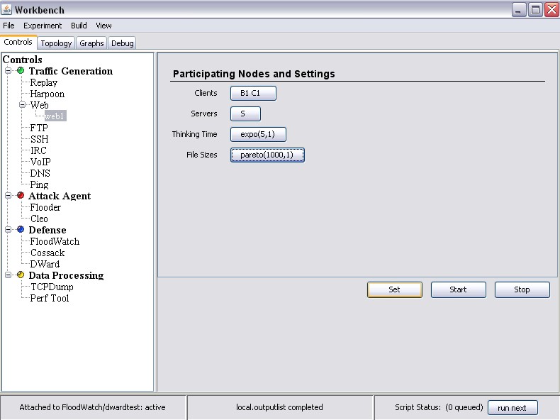 Automating DDoS Experimentation